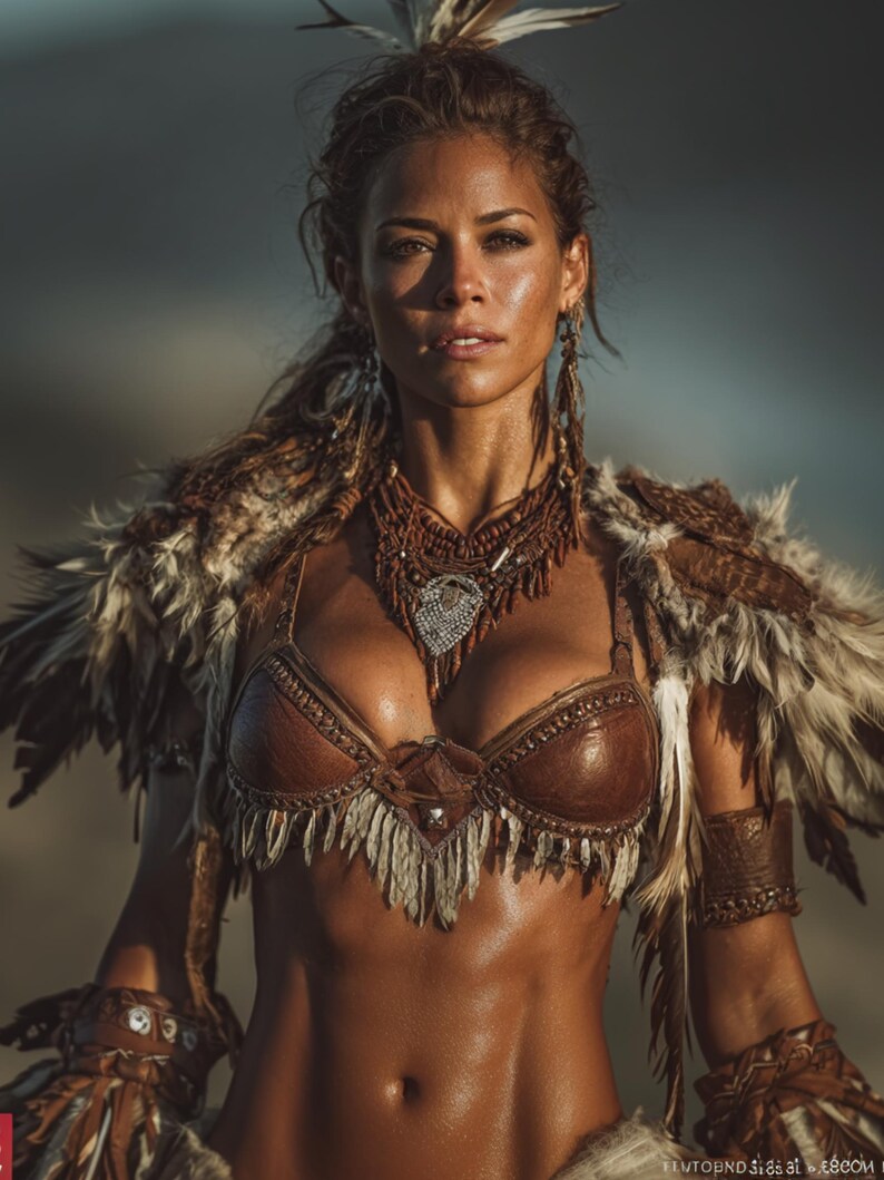 Comanche Warrior Princess Art Print: Indigenous Woman Poster (digital Download, 5 PNG Files ) - Etsy