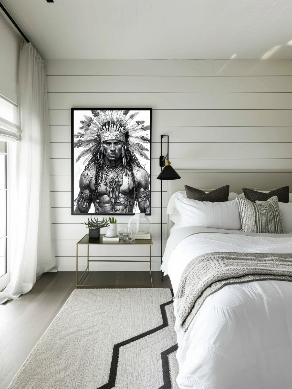 Aztec Warrior Poster Vibrant Wall Art for History & Culture Lovers ...