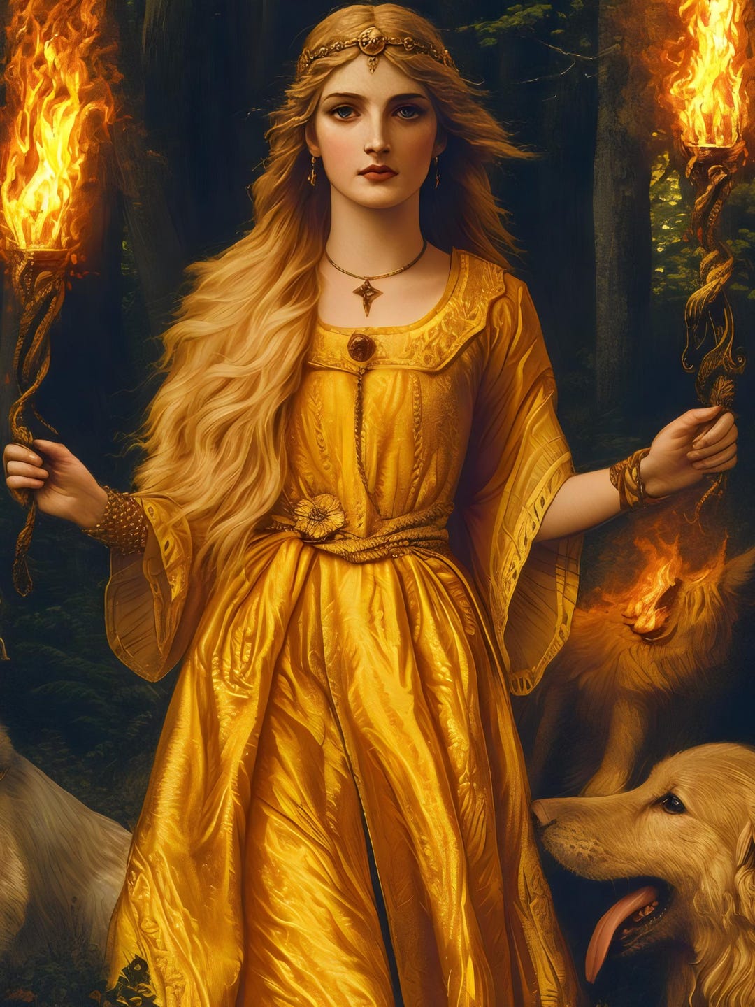 Hecate Greek Goddess Gift Poster | Greek Gods and Goddesses Poster ...
