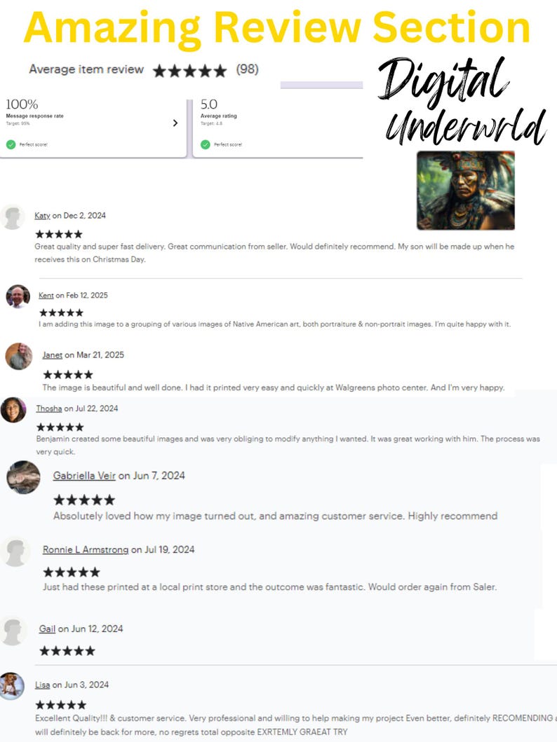 Comanche Warrior Princess Art Print: Indigenous Woman Poster (digital ...