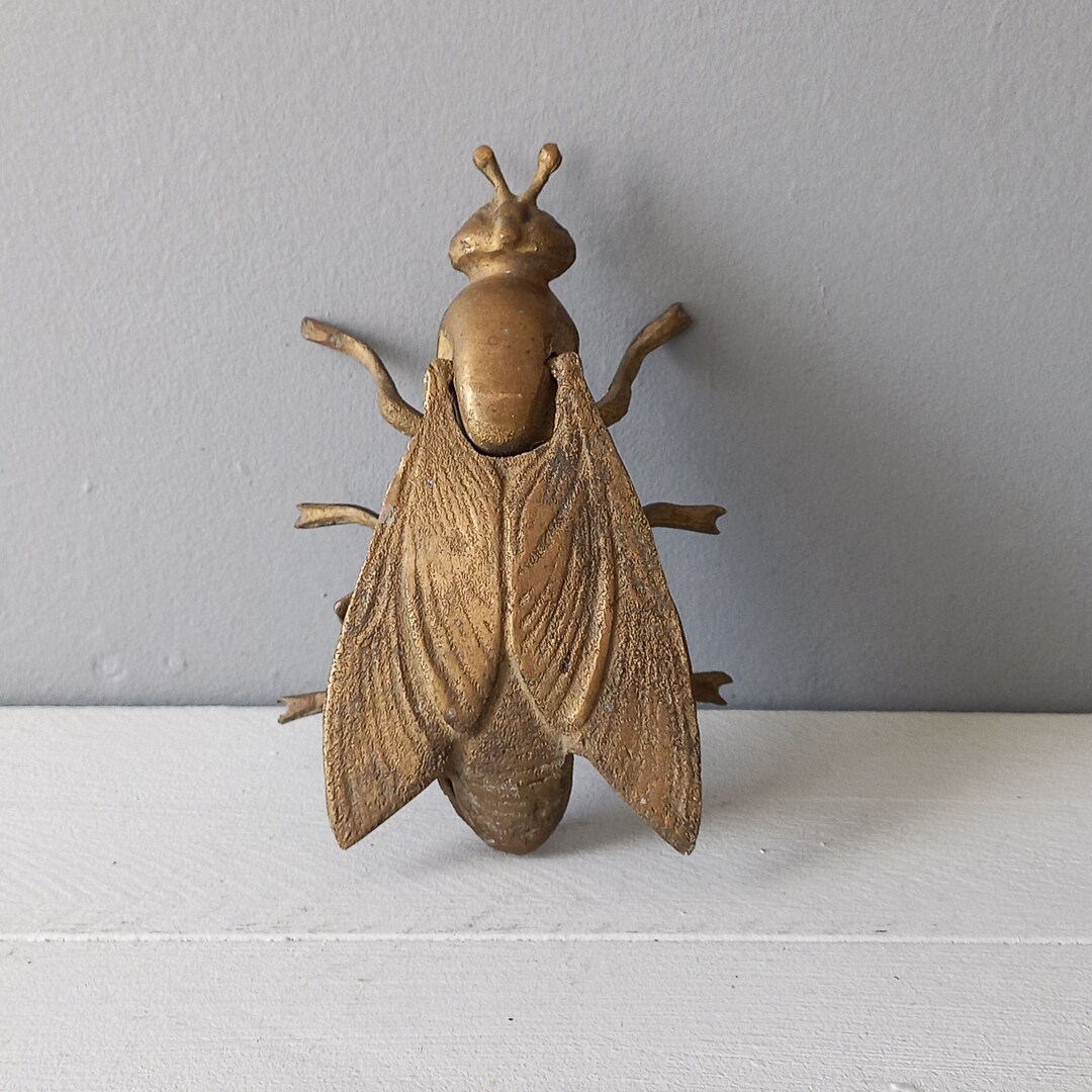 Vintage Fly Ashtray, Brass Insect Ornament, Shelf Decor, Desk Decor - Etsy
