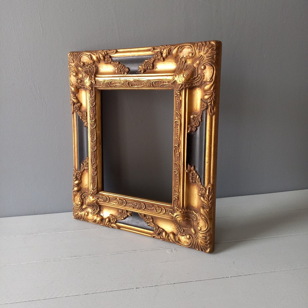 Large Vintage Picture Frame From France, Decorative Vintage Photo Frame ...
