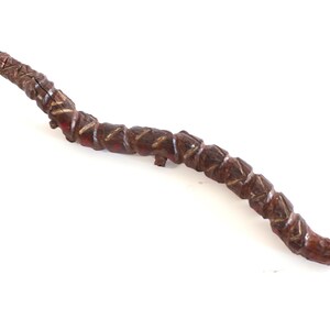 19th Century Handcarved Wooden Folk Art Snake Sculpture - Etsy