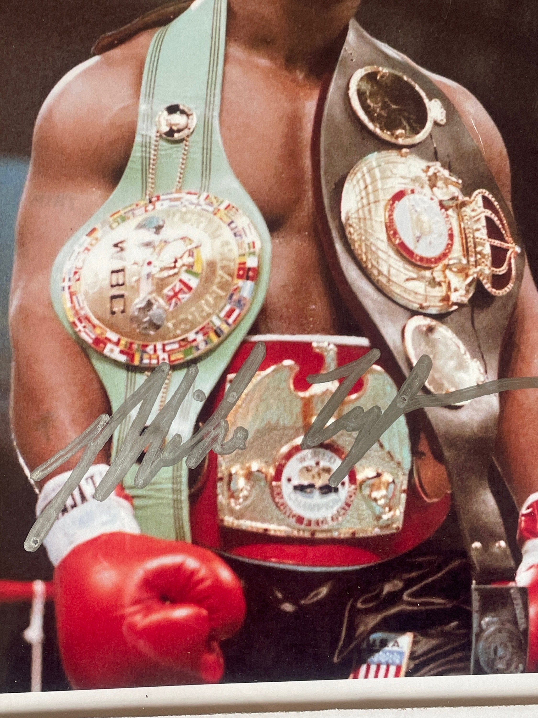 Mike Tyson Autographed Photo 8x10 Framed - Etsy