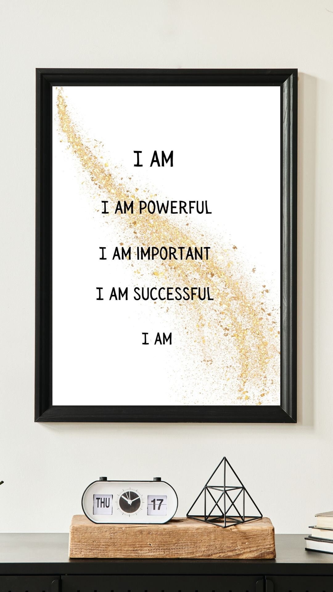 Minimalist Printable Wall Art-i Am Wall Art Printable-minimalist Art ...