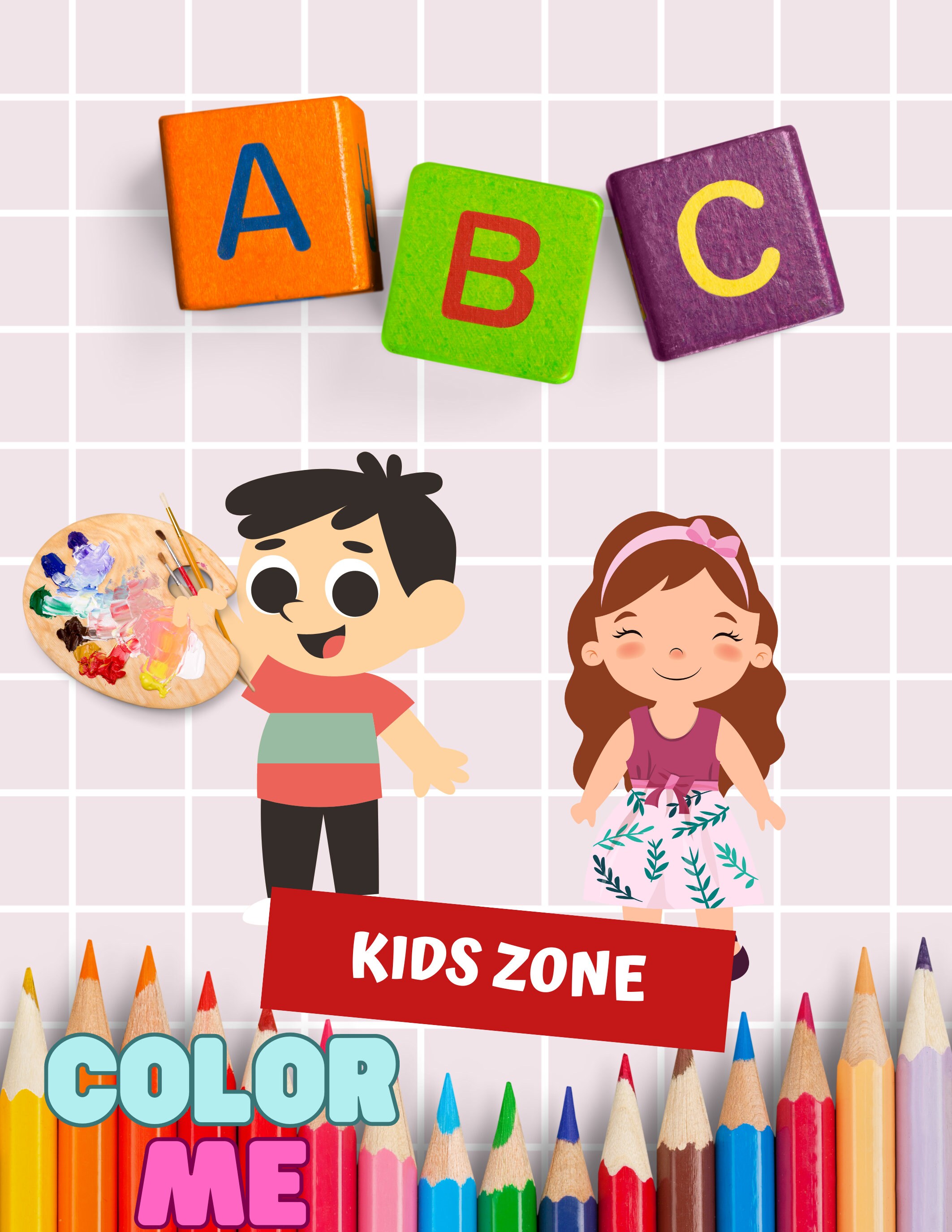Kids Zone Coloring Book Filled With Enchanting Pictures and Educating ...