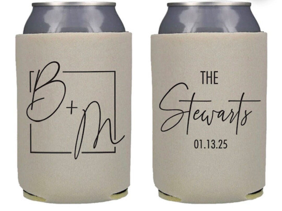 Custom Wedding/event Koozies - Etsy