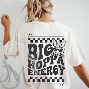 Big Hoppa SVG PNG, Easter Svg, Trendy Easter Svg, Kids Easter Svg ...