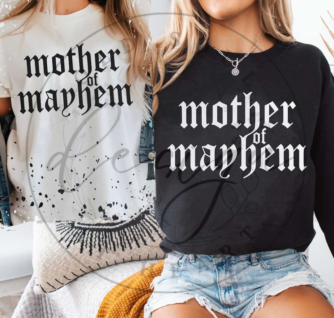 Mother of Mayhem SVG PNG, I Run A Boy Gang Svg, Boy Mom Svg, Boy Mama ...
