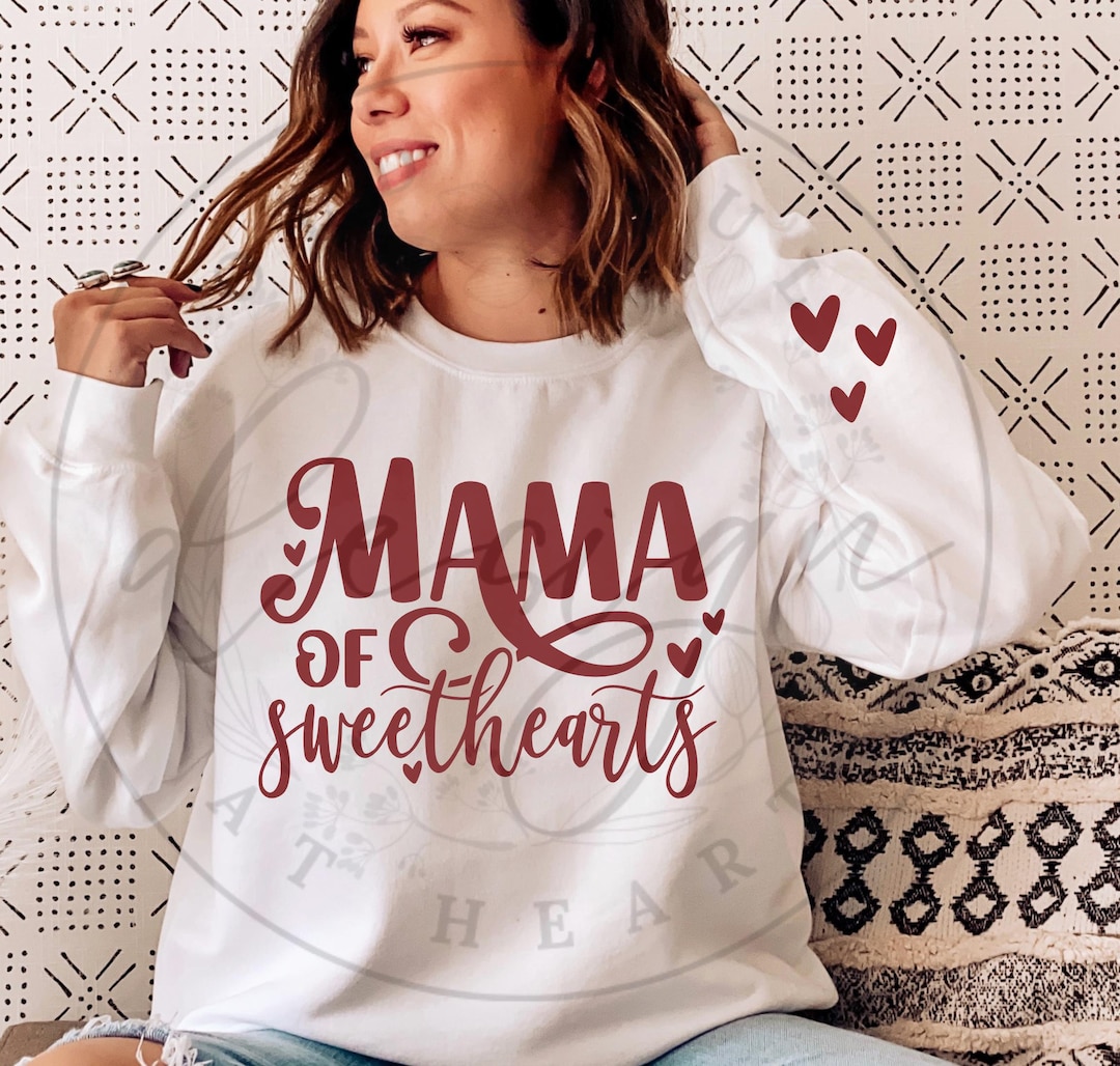 Mama of Sweethearts SVG PNG, Mama Valentine Svg, Valentine's Day Svg ...