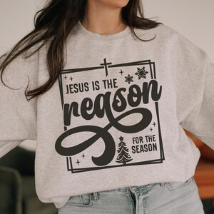 Jesus is the Reason for the Season SVG PNG, Jesus Christmas Svg ...
