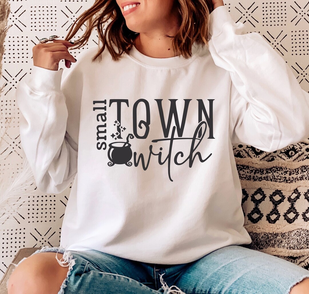 Small Town Witch SVG PNG, Witchy Woman Svg, Witch Svg, Halloween Shirt ...