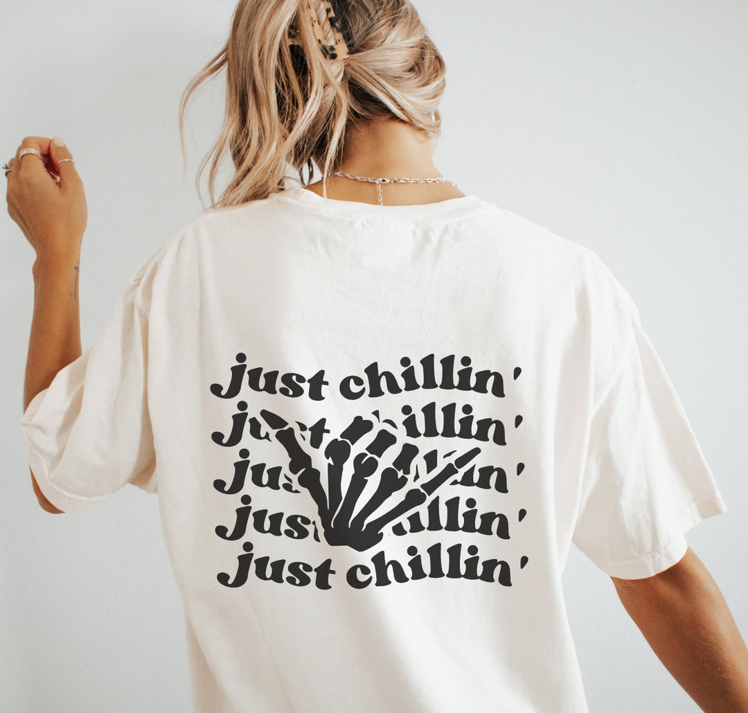 Just Chillin' SVG PNG, Good Vibes Skeleton Svg, Skeleton Svg, Dancing ...