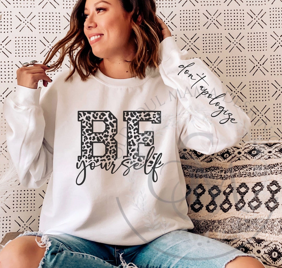 Be Yourself SVG PNG, Self Love Svg, Sleeve Svg, Inspirational Svg ...