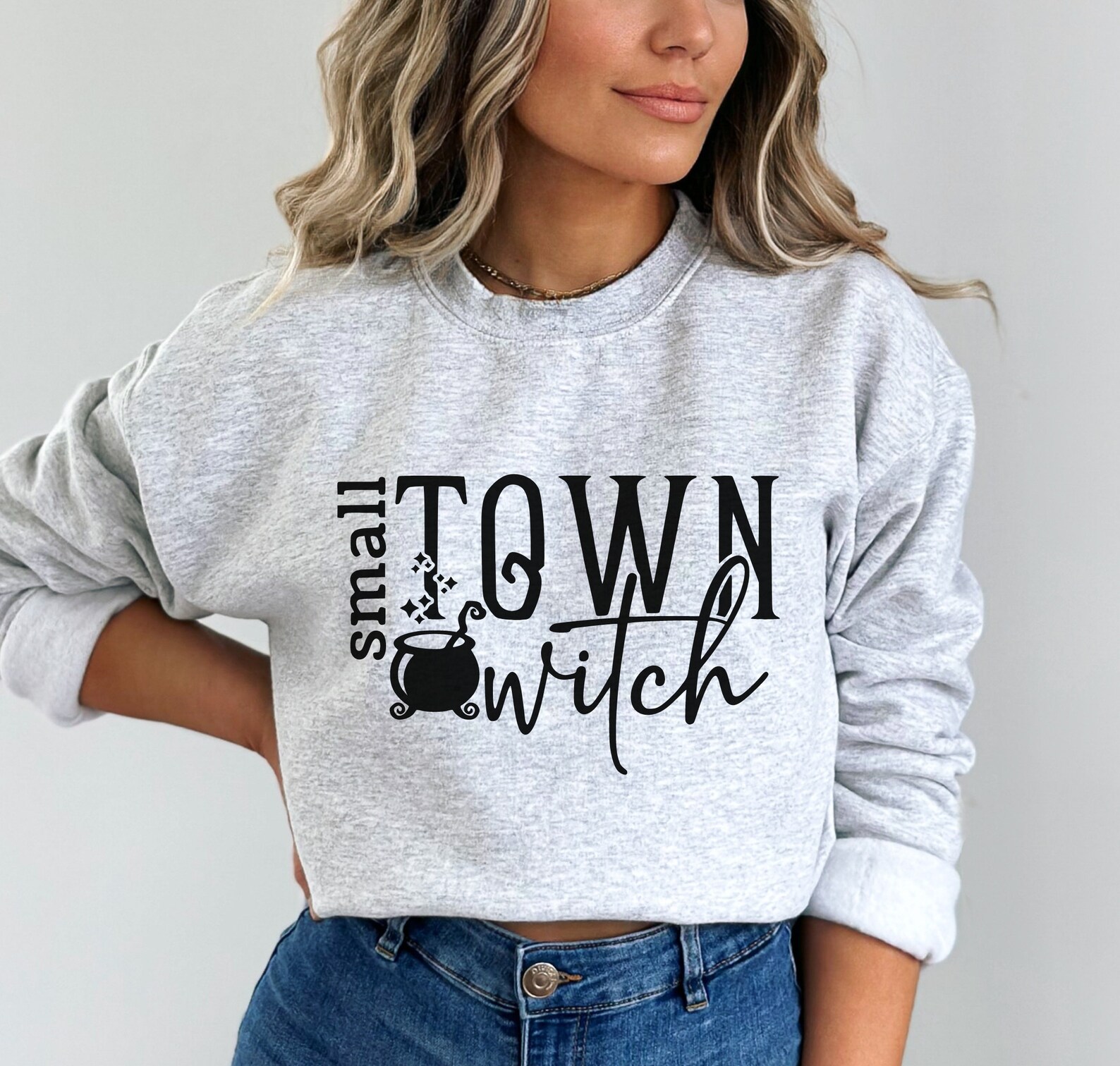 Small Town Witch SVG PNG, Witchy Woman Svg, Witch Svg, Halloween Shirt ...