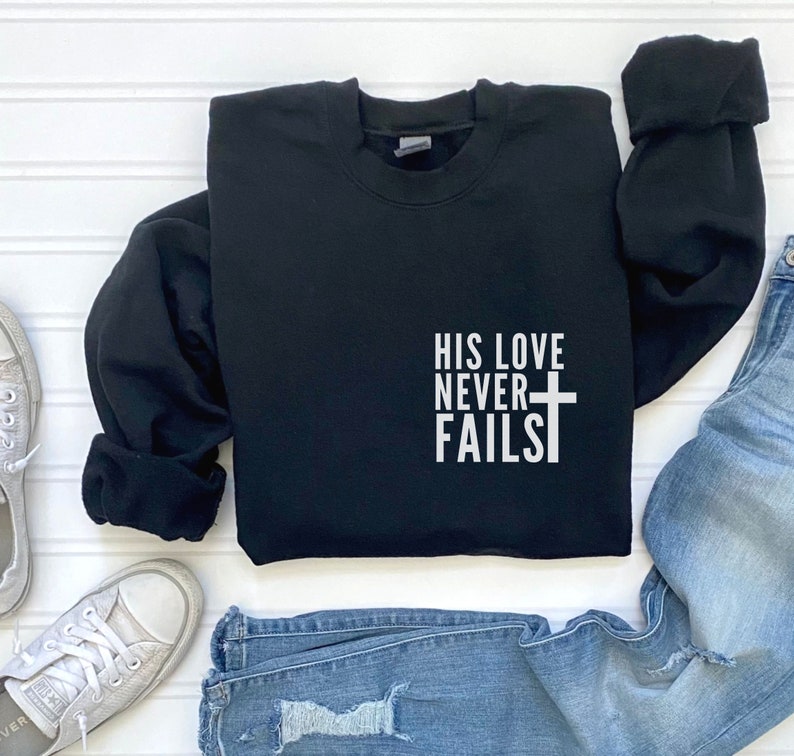 Su amor nunca falla SVG PNG, svg religioso, svg cristiano, svg de fe ...