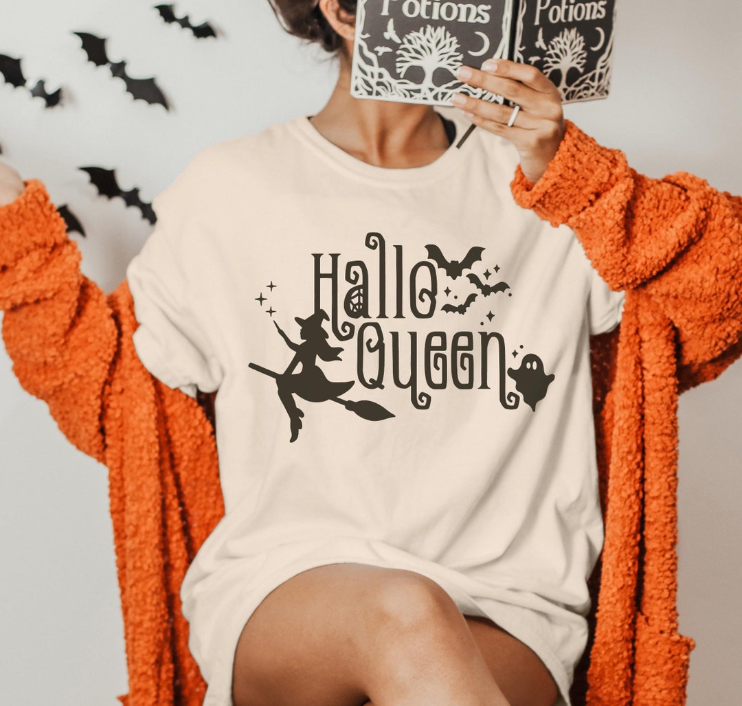 Halloqueen SVG PNG, Halloween Queen Svg, Scream Queen Svg, Cute Ghost ...