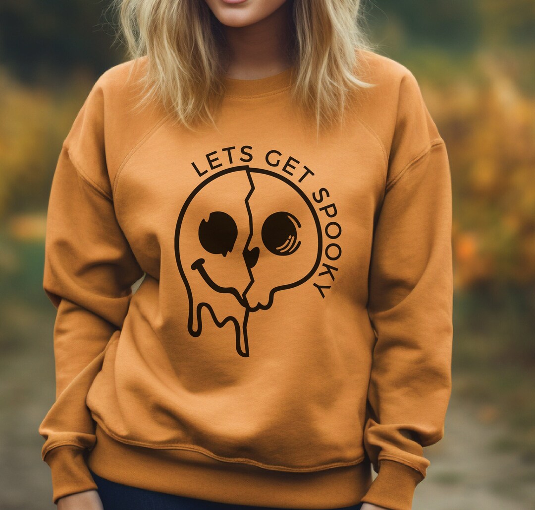 Lets Get Spooky SVG PNG, Skeleton Svg, Halloween Svg, Spooky Vibes Svg ...