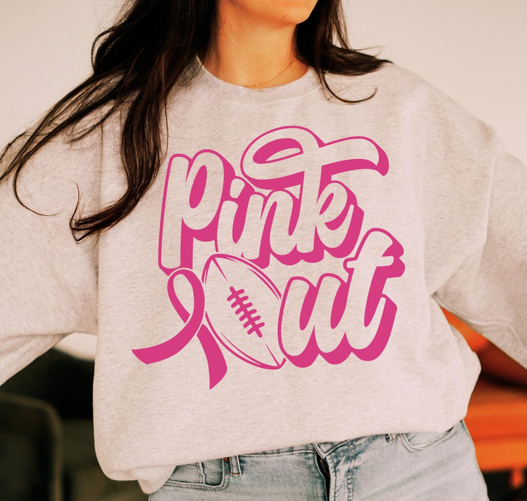 Pink Out SVG PNG, in October We Wear Pink Svg, Breast Cancer Awareness ...