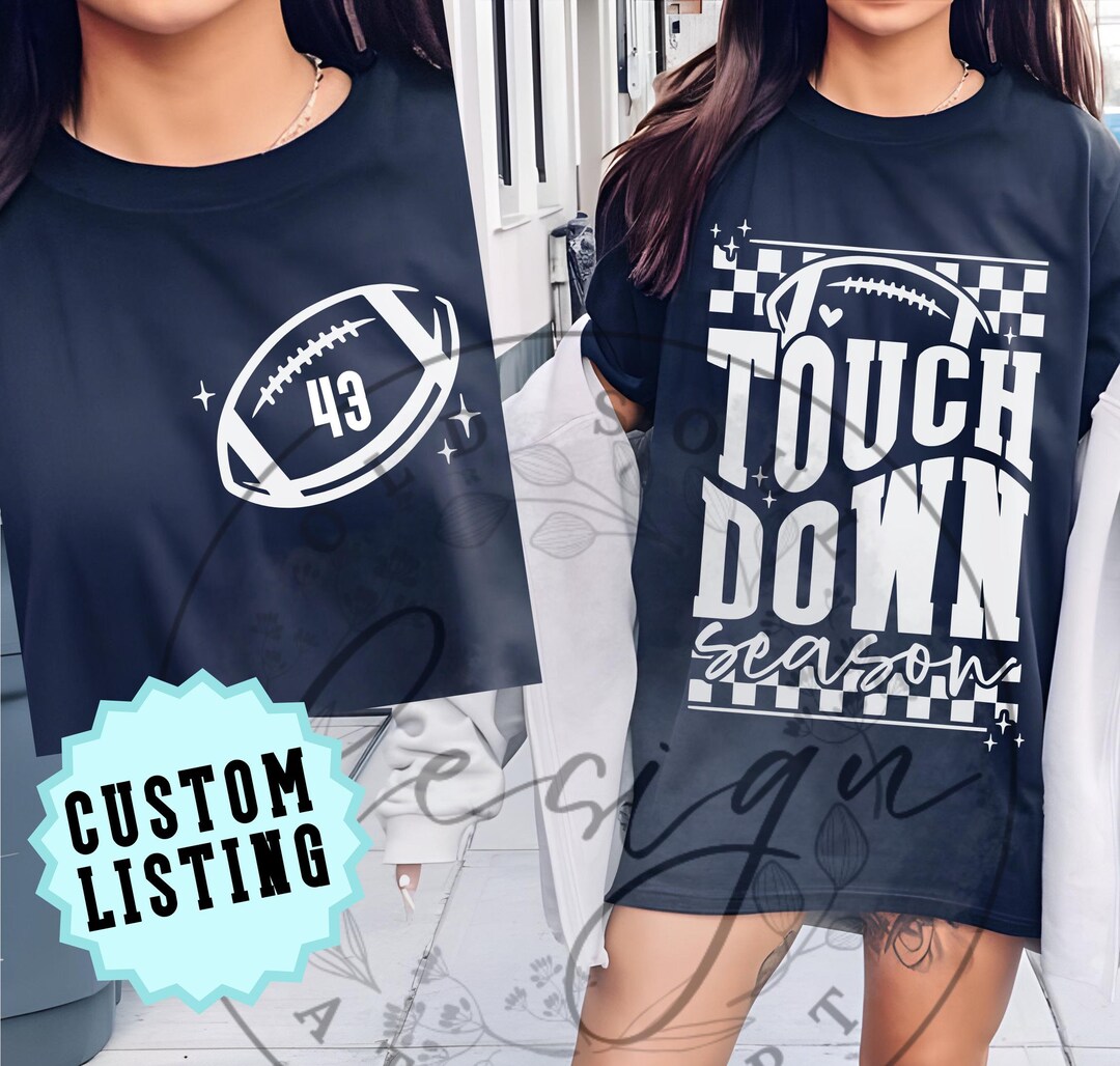 Touchdown Season SVG PNG, Football Custom Svg, Football Svg, Football ...