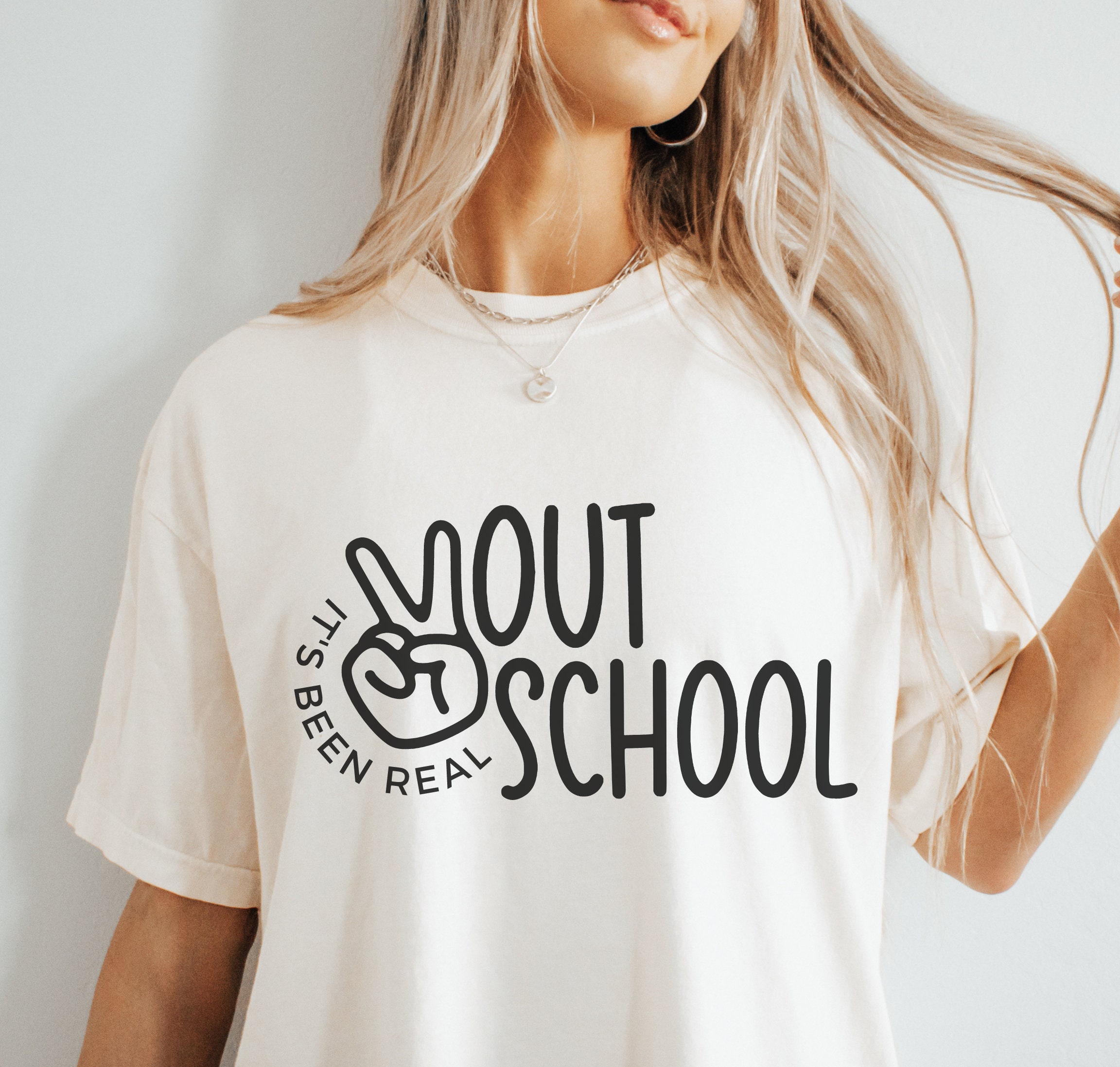 Peace Out School SVG PNG, Last Day of School Svg, School is Out for ...