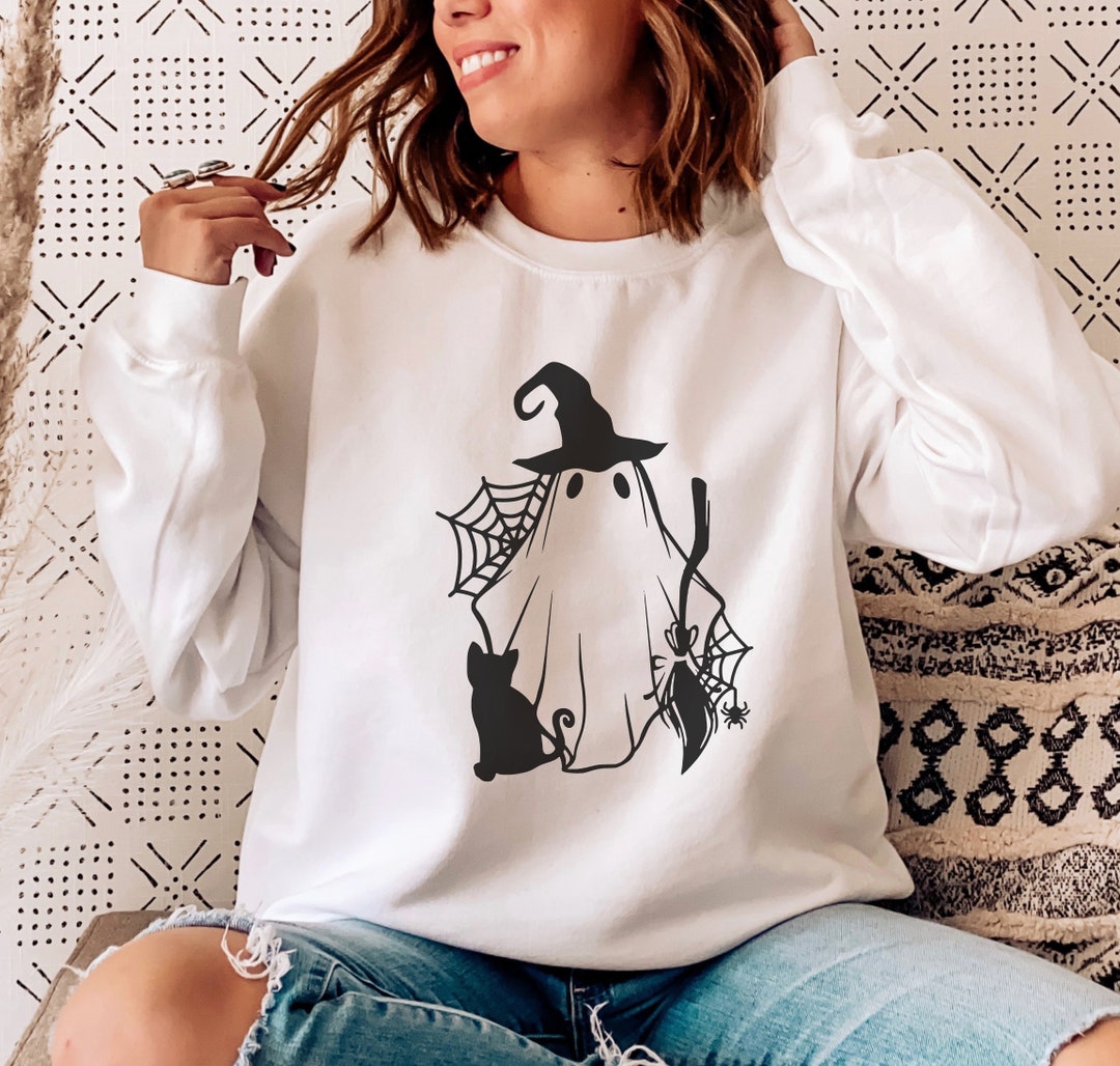 Retro Ghost SVG PNG, Witch Ghost Svg, Witchy Woman Svg, Witch Svg ...