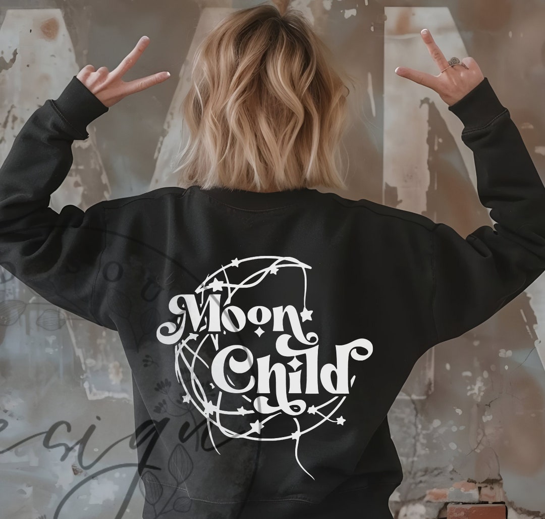 Moon Child SVG PNG, Stay Wild Moon Child Svg, Moon Phase Svg, Boho Svg ...