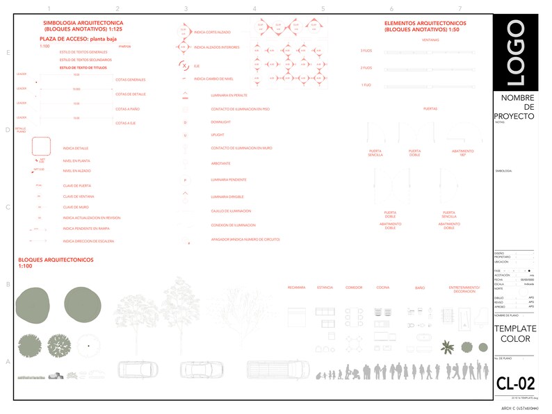 Autocad Design Template - Etsy