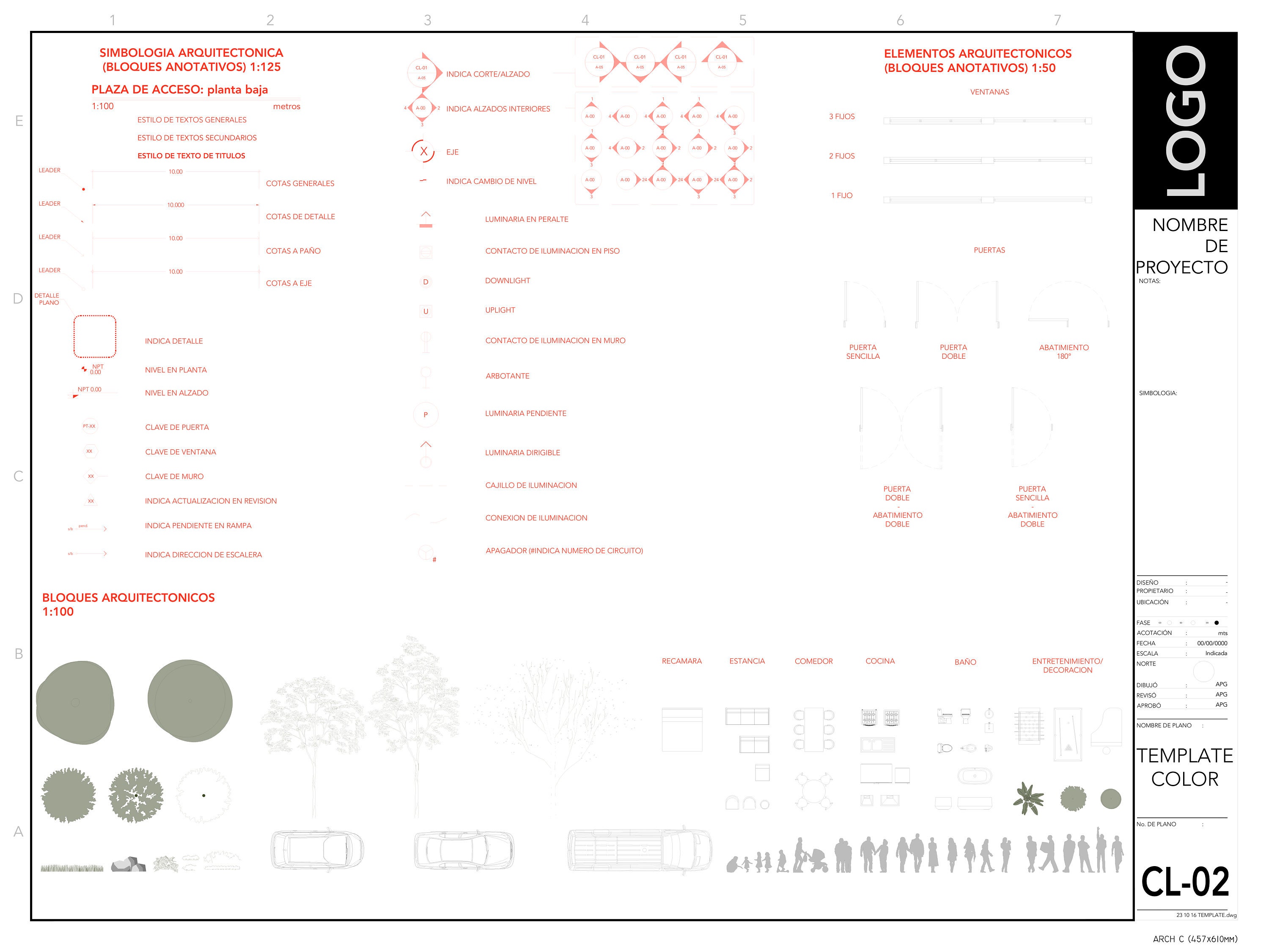 Autocad Design Template - Etsy