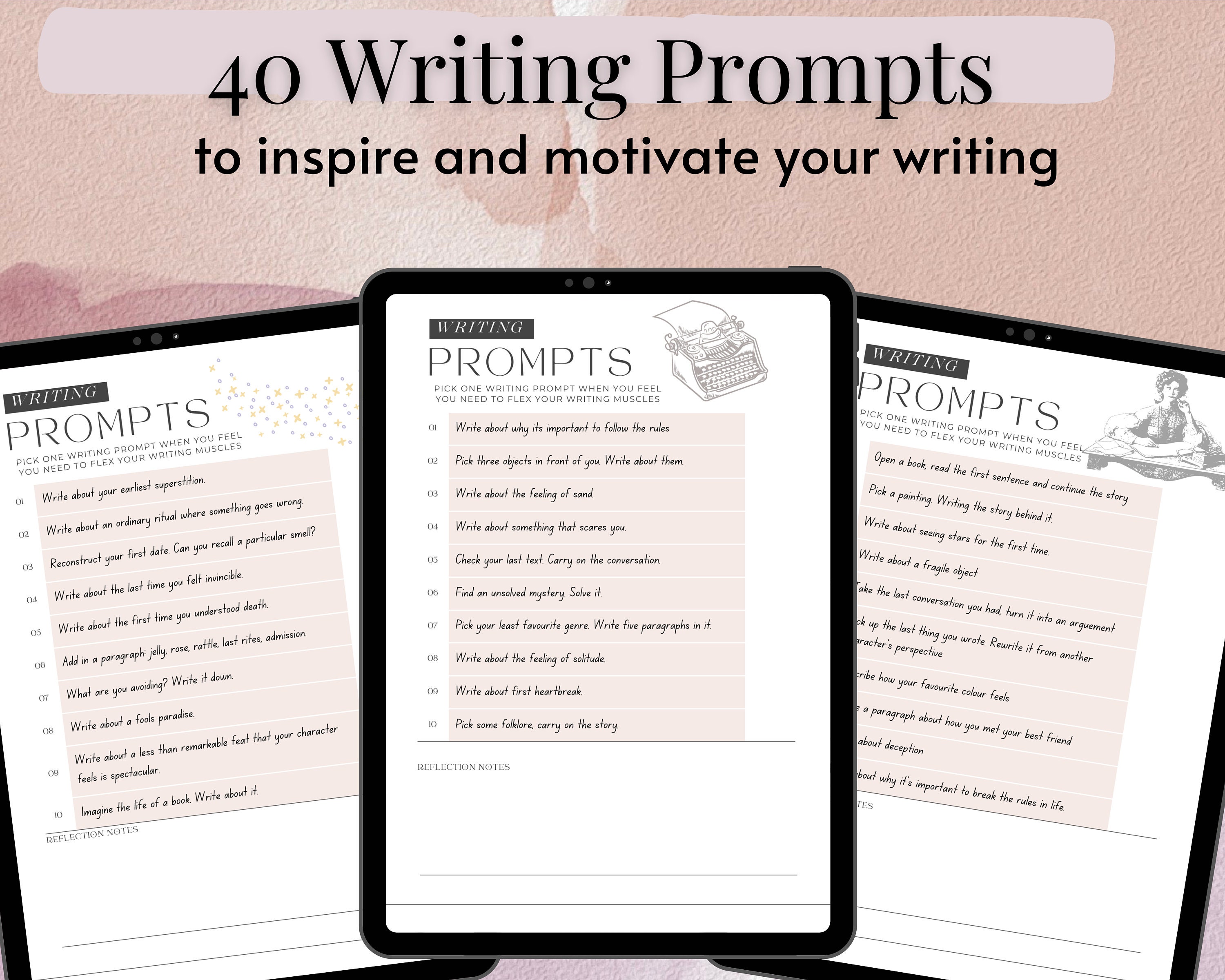Writers Digital Printable Planner | Nanowrimo Planner | Writers ...