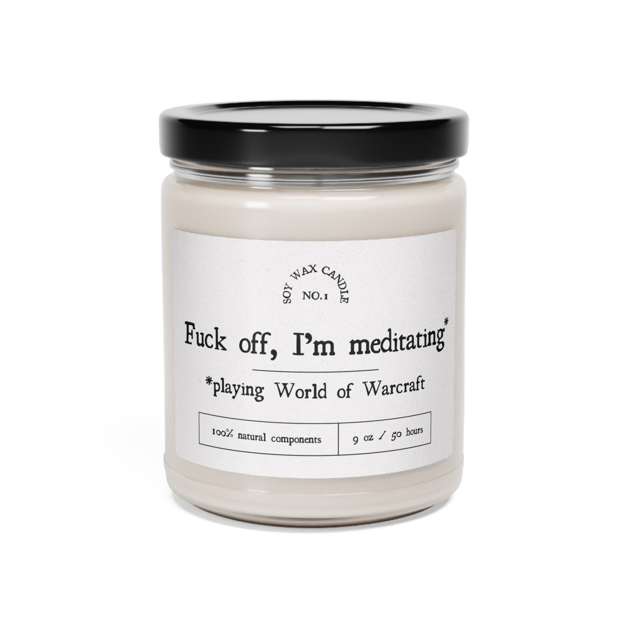 World of Warcraft Candle, Funny World of Warcraft Gift, Scented Soy ...