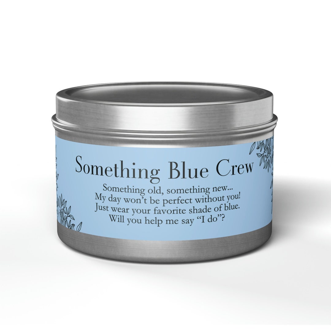 Will You Be My Something Blue Gift - Something Blue Crew Proposal Gift ...