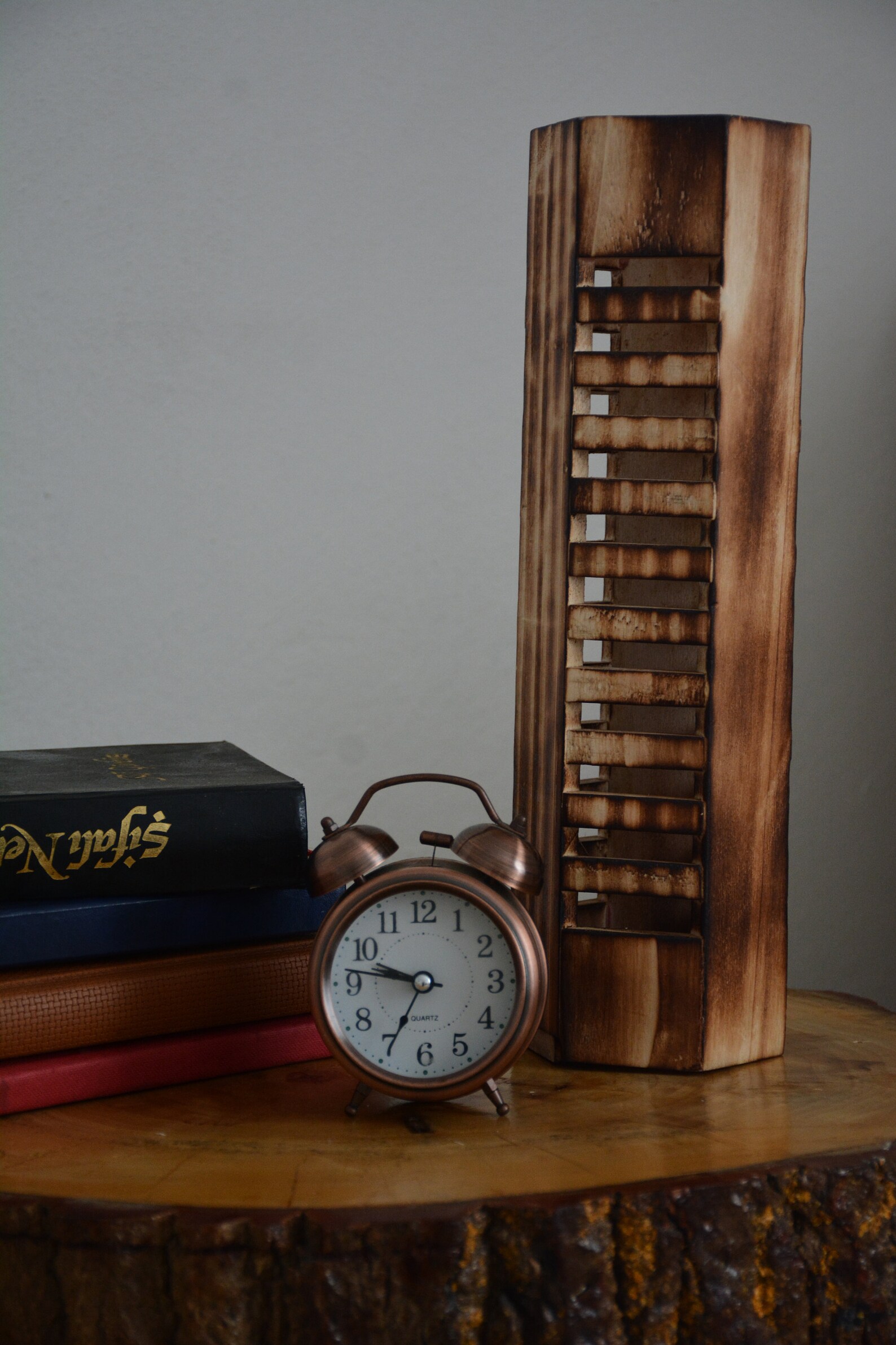 Home Decor - Led Light – Wood Lamp - Nostalgic Furniture - Brown Lamp ...