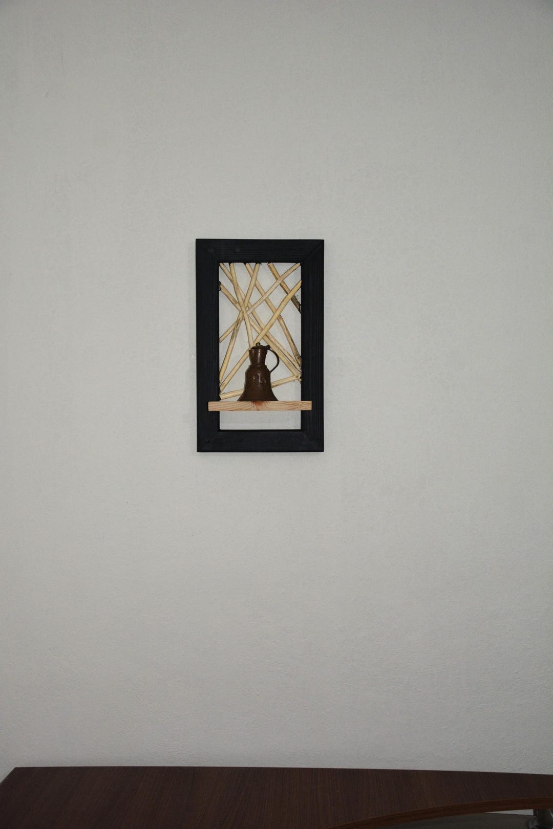 Wooden Wall Decor, Rustic Tree Branch Frame, Souvenir Frame ...