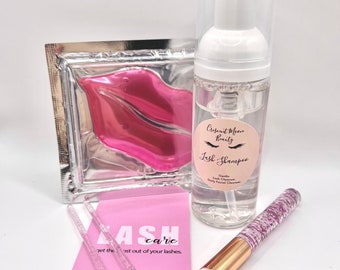 Lash Extension Shampoo Kit, Lash Cleaner Kit, Lash Shampoo, Eyelash ...