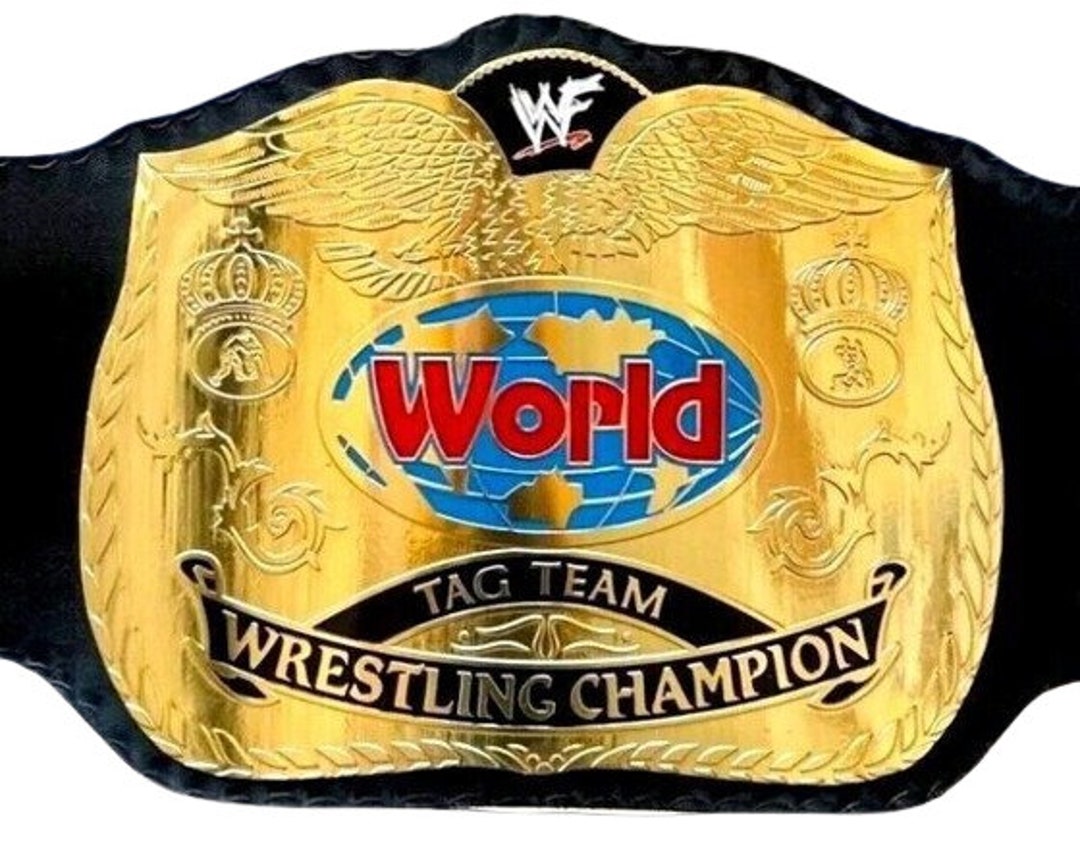 WWF Tag Team Championship Belt Tag Team Belt Tag Team Replica WWF Belt ...