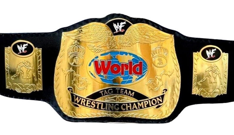 WWF Tag Team Championship Belt Tag Team Belt Tag Team Replica WWF Belt ...