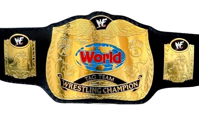 WWF Tag Team Championship Belt Tag Team Belt Tag Team Replica WWF Belt ...