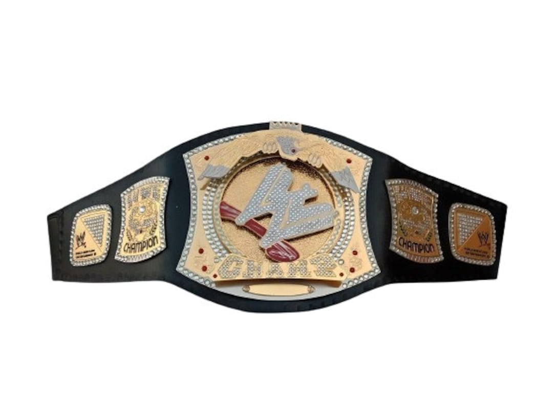 WWE John Cena Gold Spinner Champion Belt Adult Size Leather Strap ...