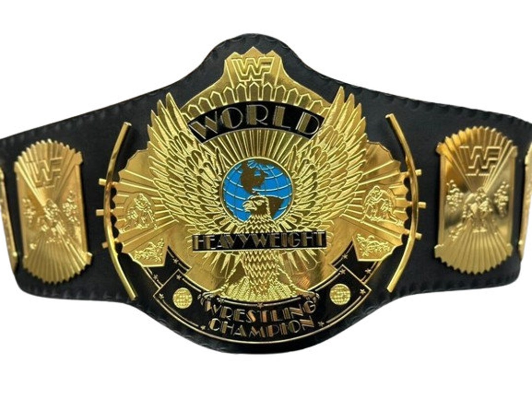 WWF Winged Eagle Championship Belt Adult Size WWF Belt Winged Eagle ...
