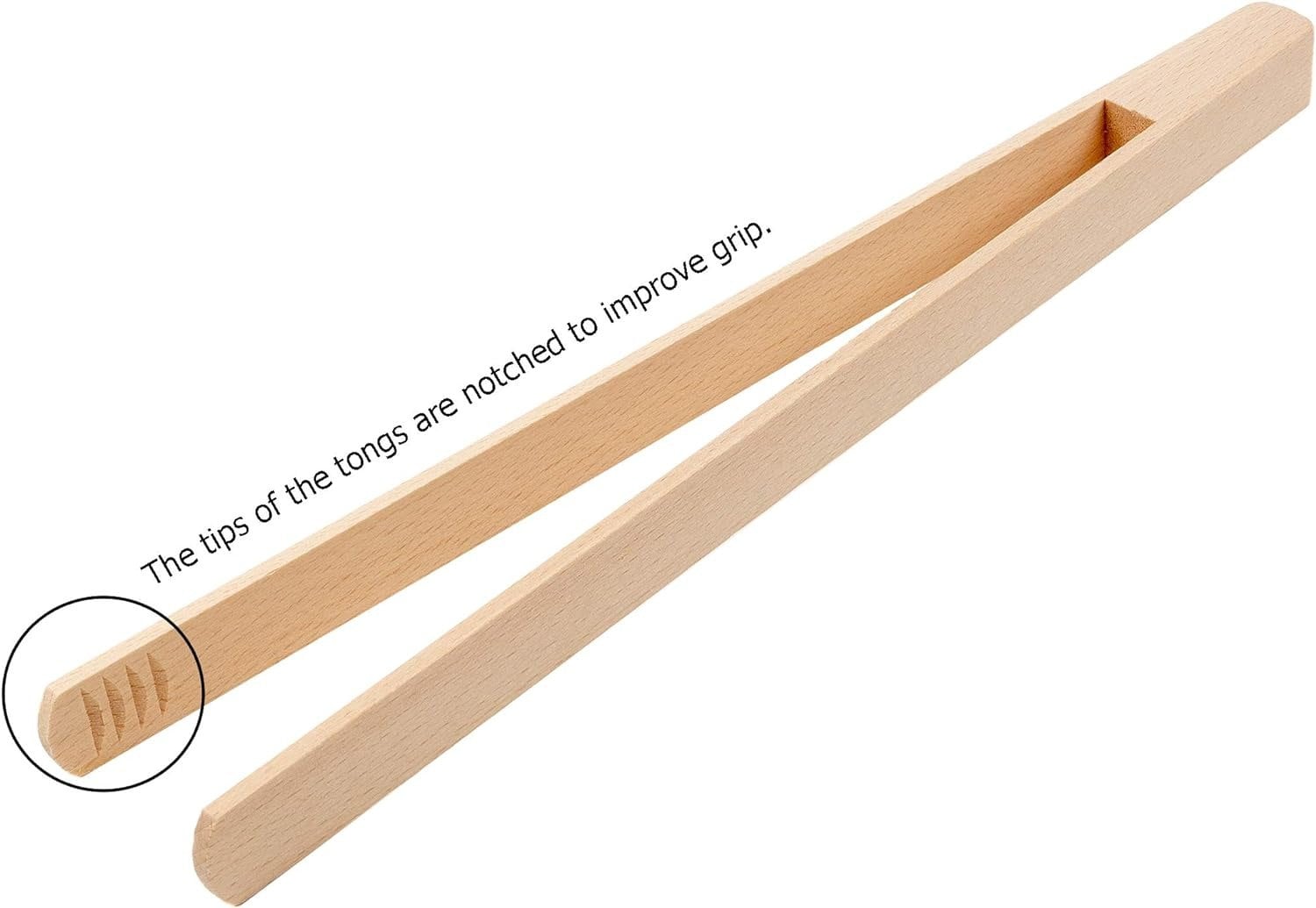 Handy Wooden Meat Tongs, Long Toaster Wooden Tongs, Wood Tong Perfect ...