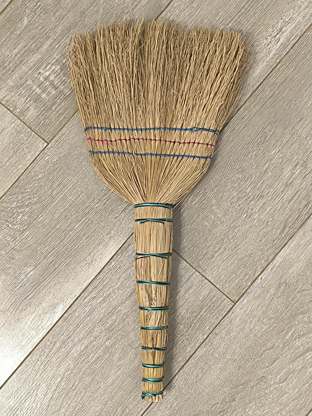 Handmade Straw Broom, Hand Broom, Primitive Broom, Rustic Cleaning Tool ...