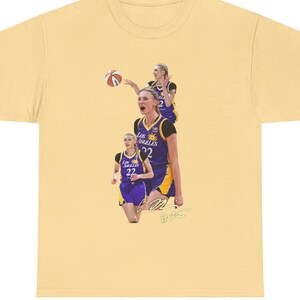 Cameron Brink Collage Signature Graphic Tee WNBA, LA Sparks, Basketball ...