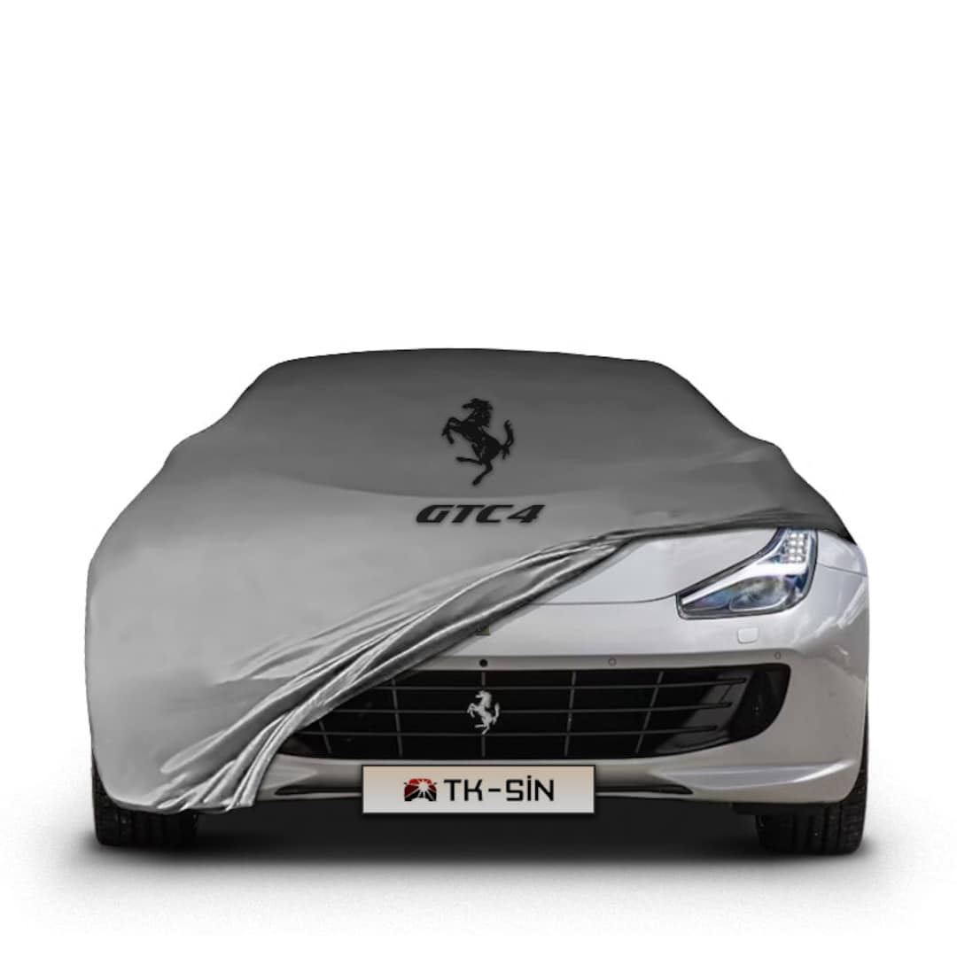 GTC4 Indoor and Garage Car Cover Logo Option Dust Proof Car Covers ...