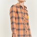 Smiley Patch Flannel Shirt - Etsy