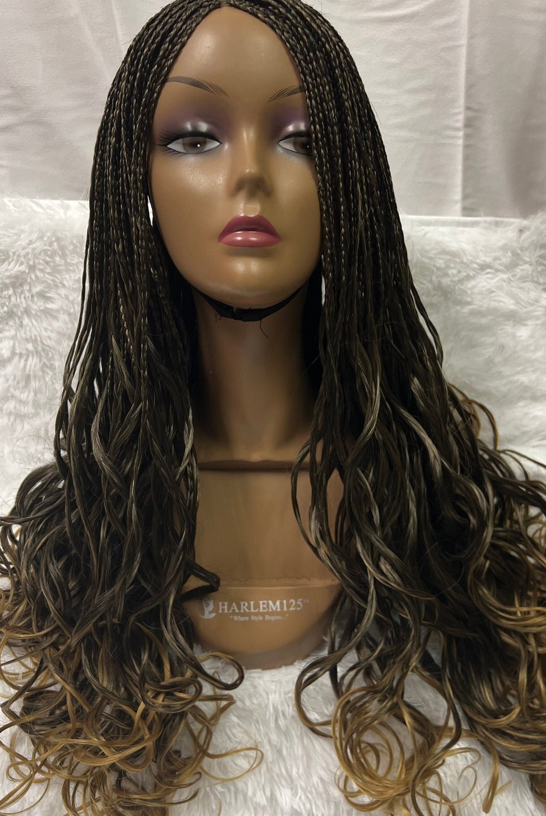 Women Curly Micro Braids Wigs Extension Beautiful - Etsy