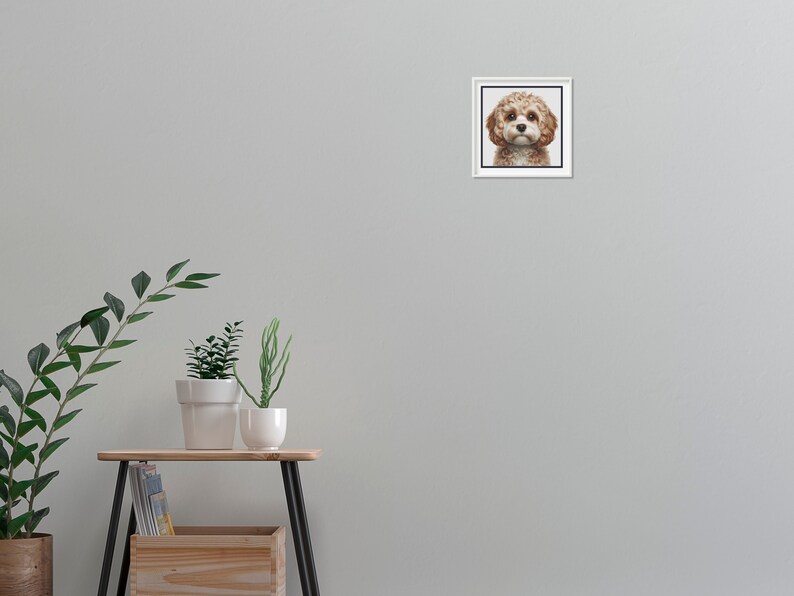 Cavapoo Cross Stitch Pattern, Dog Portrait Design, Instant PDF Download ...