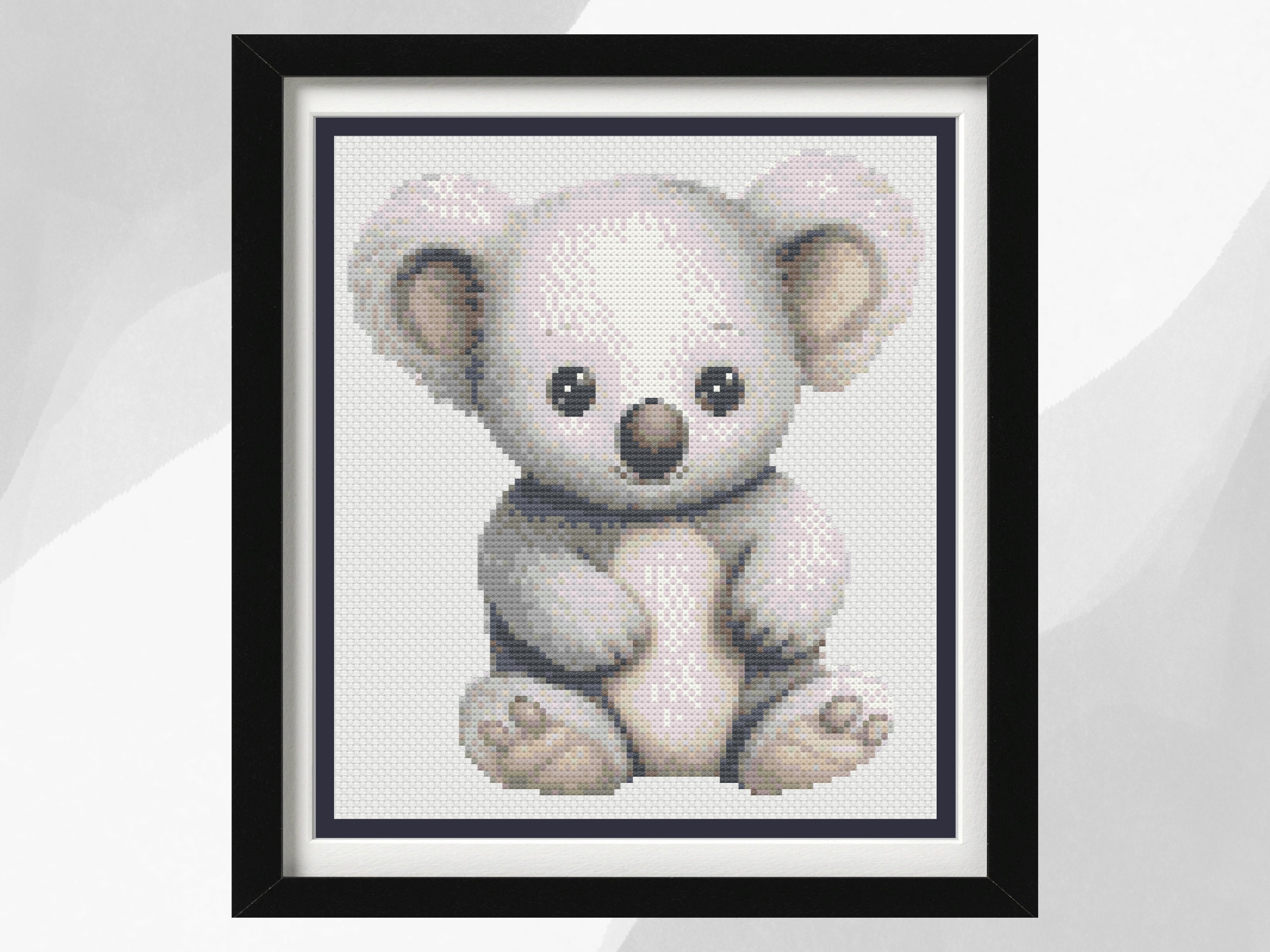 Koala Cross Stitch Pattern, Baby Koala, Baby Animals Collection ...