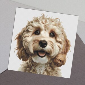 Cockapoo Cross Stitch Pattern, Dog Portrait Design, Instant PDF ...