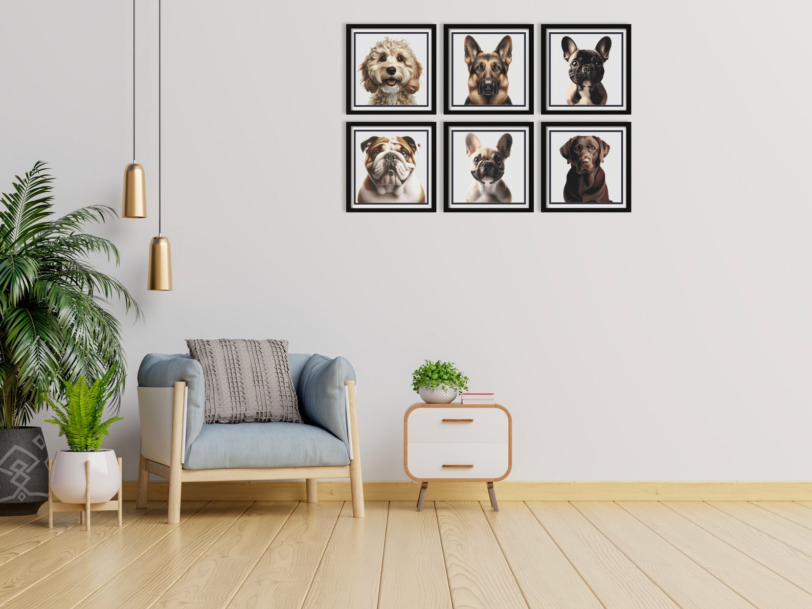 Cockapoo Cross Stitch Pattern, Dog Portrait Design, Instant PDF ...